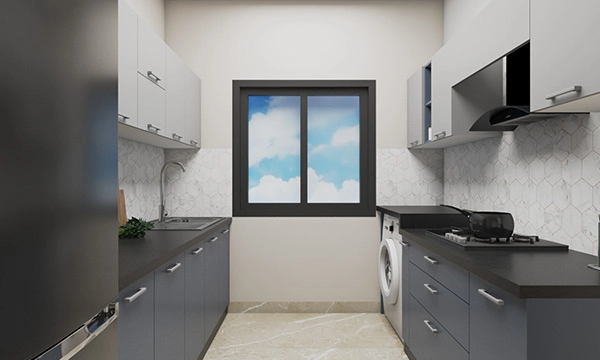 #1 Best Parallel Kitchen Designs | Parallel Kitchen Interiors