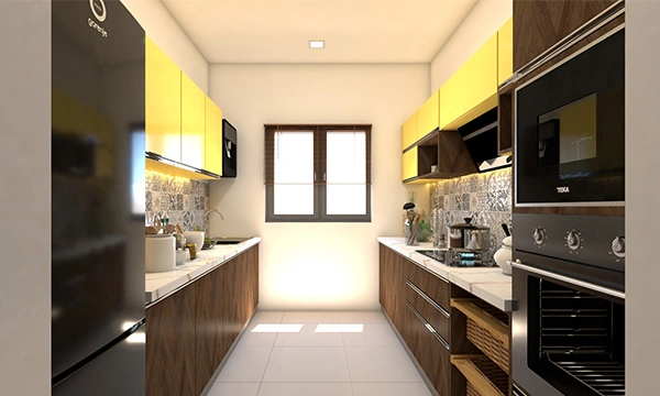 #1 Best Parallel Kitchen Designs | Parallel Kitchen Interiors