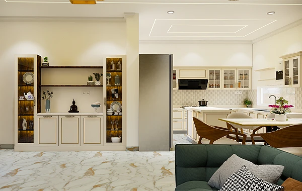 25 Stunning Crockery Unit Designs Dining And Kitchen Areas