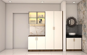 25 Stunning Crockery Unit Designs | Dining And Kitchen Areas
